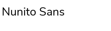 Nunito Sans Font FontPalace
