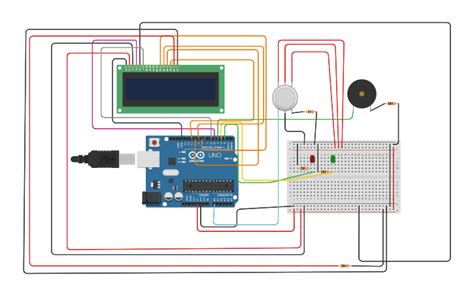 Circuit Design Sensores Gas Tinkercad
