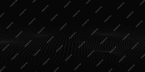 Premium Vector Abstract Digital Wave Of Particles Flow Or A Moving Digital 3d Waves Futuristic