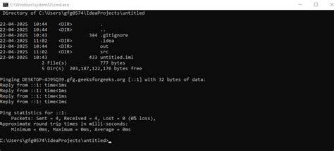 Java Program To Open The Command Prompt And Insert Commands Geeksforgeeks