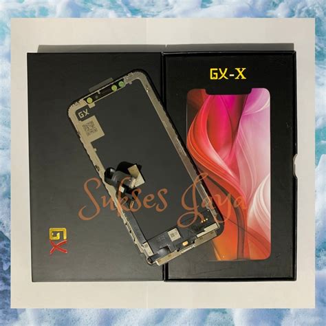 Jual LCD FULLSET TOUCHSCREEN IP X KUALITAS OLED AMOLED ORIGINAL ASLI MEREK GX HITAM NEW Shopee