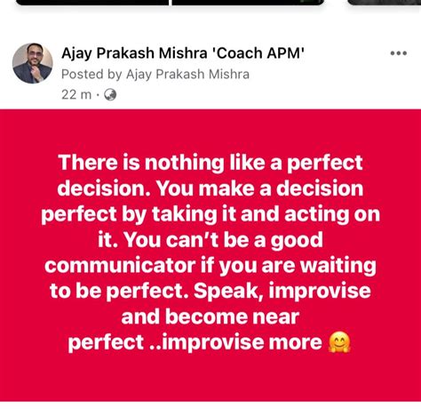 Ajay Prakash Mishra Coach Apm Posted On Linkedin