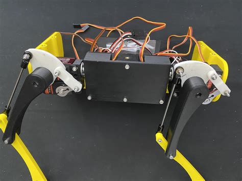mini quadruped robot for sg90 servos 3dthursday 3dprinting artofit