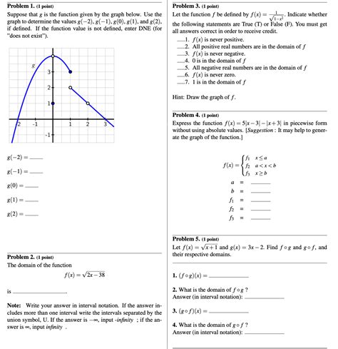 Solved Problem Point Suppose That G Is The Function Chegg Com