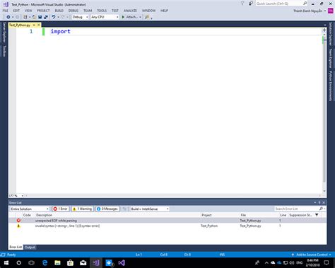 Debug Python trên Visual Studio randomq Dạy Nhau Học