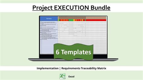 Project Execution Excel Bundle Requirements Traceability Matrix Implementation Project Test Case