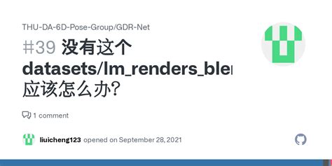 没有这个datasets lm renders blender renders ape gt json 应该怎么办？ · issue 39