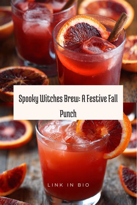 Witches Brew Recipe Magical Spiced Punch For Halloween Fun