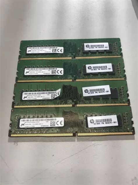 Micron 16gb Pc4 2666v Desktop 2666mhz 288pin Udimm Ddr4 Ddr 4 Ram 50