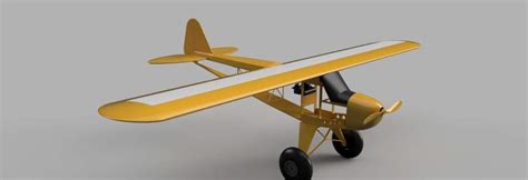 Stl File Rc Plane Piper Cub 3d Foam 🛩️ ・3d Print Design To Download・cults