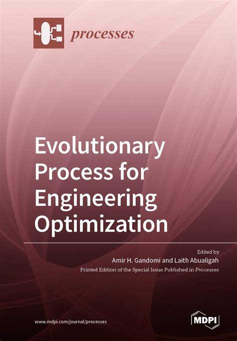 Evolutionary Process For Engineering Optimization Mdpi Books