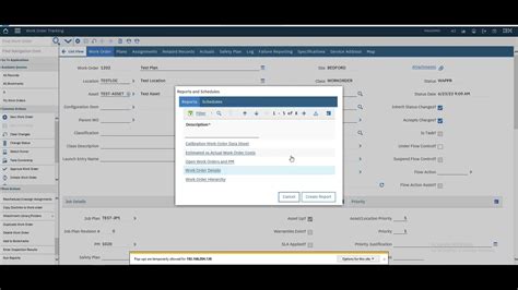 Creating New Workorder In Maximo Youtube