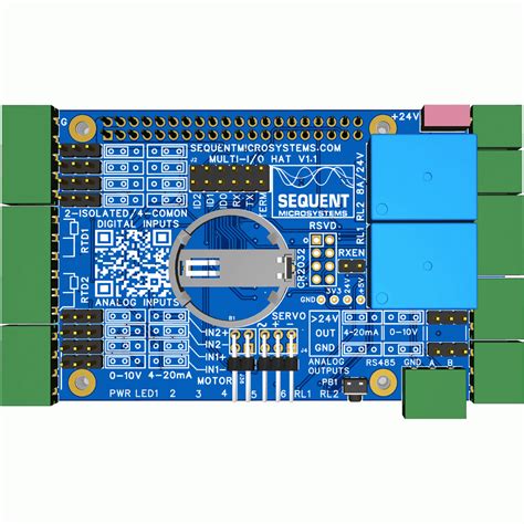 Multi Io 8 Layer Stackable Hat Mit Node Red Für Raspberry Pi Raspbe