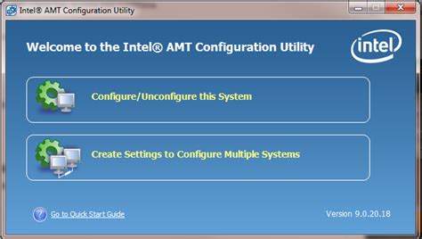 vpro configuration via usb dhcp enabled clients multi use key