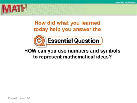 7 Lesson 5 7 Subtract Linear Expressions Pptx