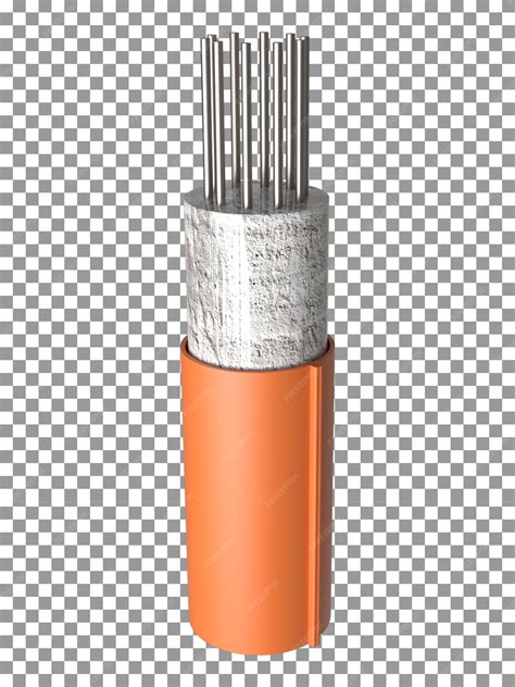 Premium Psd 3d Rcc Columns Rendering Concrete Columns Under