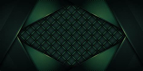 현대 배경 녹색은 3d 겹침 레이어 조명 효과와 결합됩니다 추상 다크 테크노 동적 장식 디자인 템플릿 요소 포스터 전단지 브로셔 방문 페이지 배너 0명에 대한 스톡 벡터