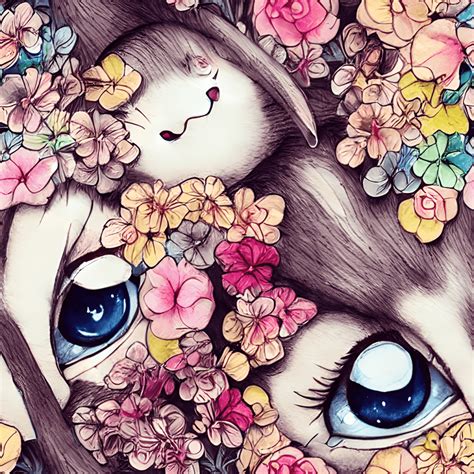 Kawaii Chibi Pattern Graphic Creative Fabrica