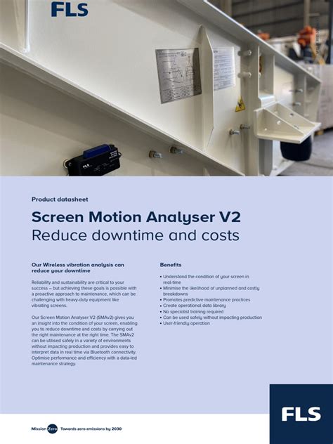 Screen Motion Analyser Datasheet Download Free Pdf Bluetooth Computing