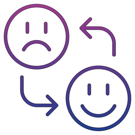 Sentiment Generic Gradient Outline Icon