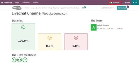 Overview Of Customer Rating And Operator Analysis In Odoo 15 Live Chat