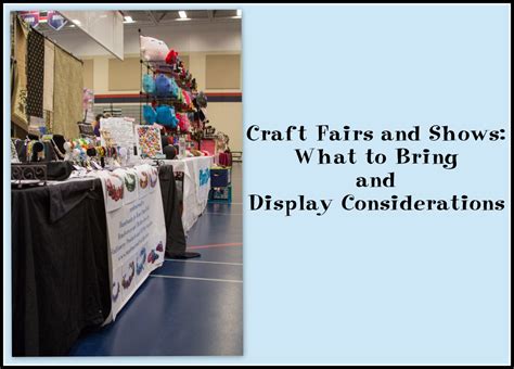 Craft Fairs And Shows What To Bring And Display Considerations HubPages