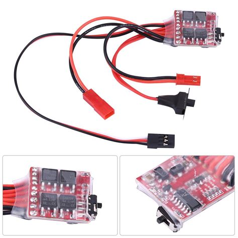 LYUMO 20A Brushed ESC Electronic Speed Controller With Brake For RC Car Boat Walmart Com