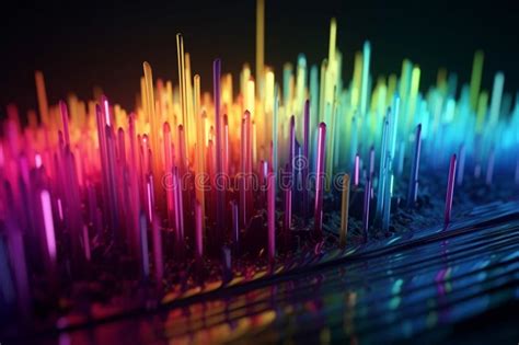 Abstract Color Spectrum Background Illustration Stock Illustration