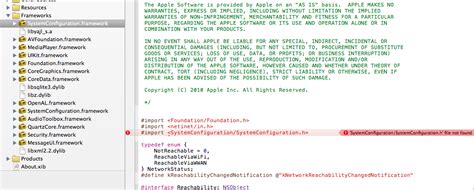 Objective C Systemconfigurationsystemconfigurationh File Not Found Stack Overflow