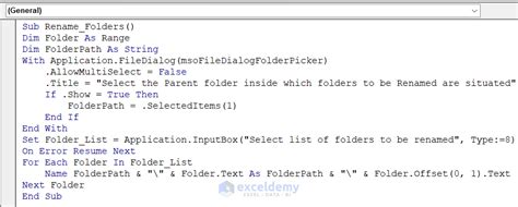 How To Use Macro To Create Folders From Excel List 3 Methods