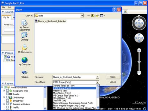 Importing Geographic Information Systems GIS Data In Google Earth Google Earth Outreach
