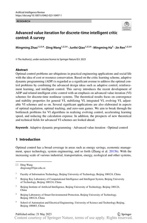 Advanced Value Iteration For Discrete Time Intelligent Critic Control