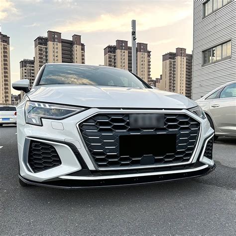 Generic Front Bumper Spoiler Lip For Audi A3 8y S3 2021 2022 2023