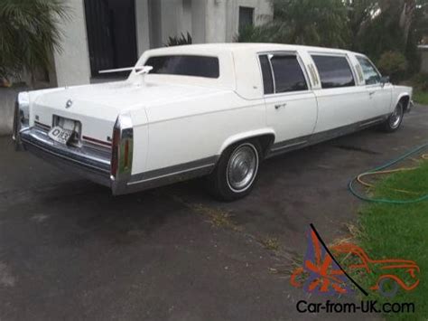 1985 Cadillac Fleetwood Brougham Stretch Limo Limousine V8 Straight Gas Lpg