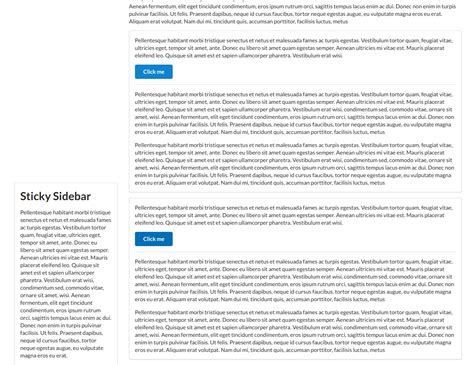 Sticky Sticky Bound To Bottom When The Page Height Changed Dynamically Issue Fomantic