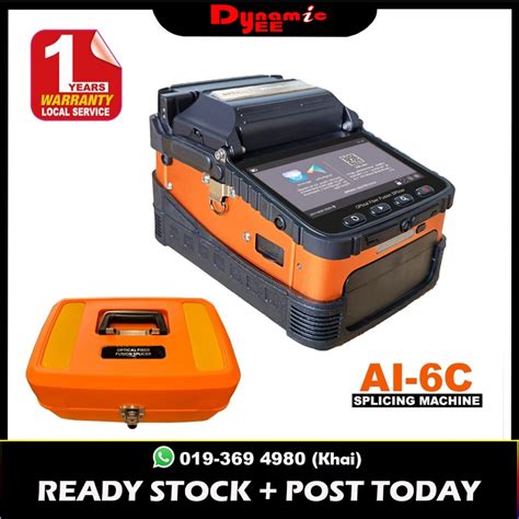 Ai 6c Signal Fire Fiber Optic Welding Splicing Machine Optical Fiber