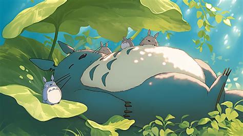 Ghibli Studio Totoro Aesthetic Desktop Wallpaper Download 4k