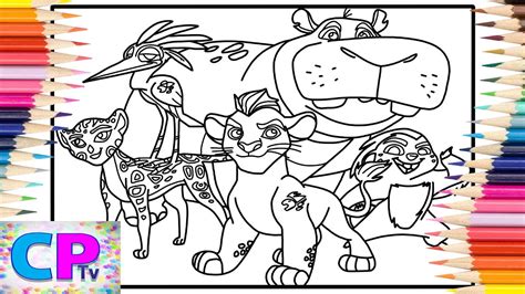 Lion Guard Coloring Sheet The Lion Guard Drawings Tiktok