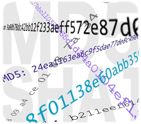 tip how to do md5 and sha1 file checksum validation