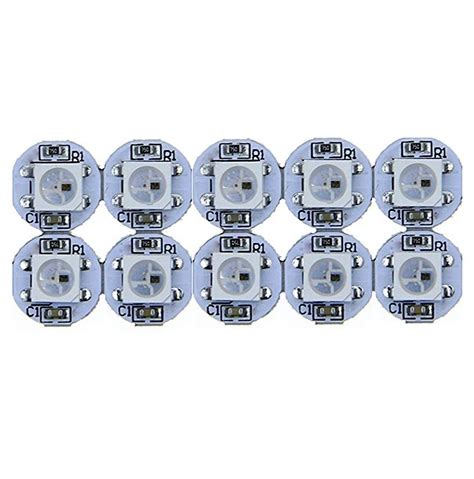 Buy WS2812B RGB Addressable LED Module 10Pcs Online At Robu In