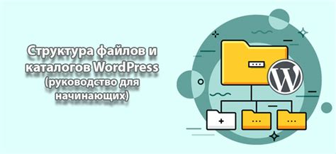 Wordpress структура файлов и каталогов руководство для начинающих