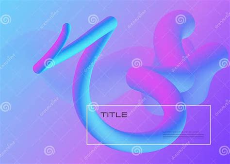 Minimal Abstract 3d Shape Fluid And Liquid Gradient Colorful Background For Layout Banner