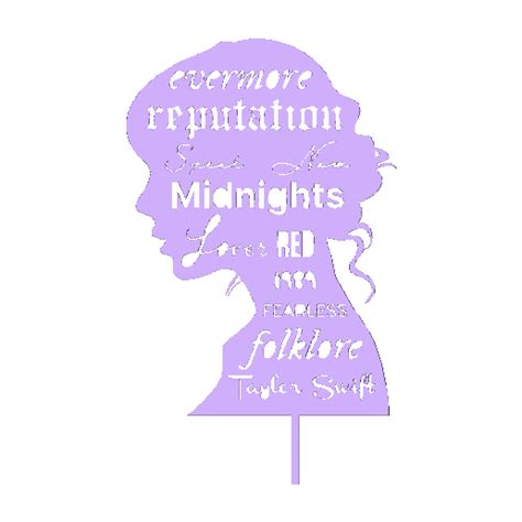 Stl File Taylor Swift Cake Topper 🍰・template To Download And 3d Print・cults
