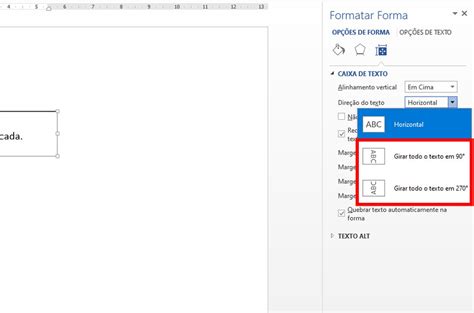 Como Escrever Na Vertical No Word