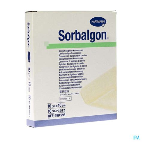 SORBALGON SEBKEZELŐ LAP 10X10 CM 10X - Gyógypiac