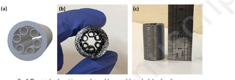 Figure 1 From Mid Infrared Hollow Core Fiber Drawn From A 3d Printed Chalcogenide Glass Preform
