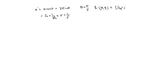 ⏩solved if the xy coordinate system is rotated 45 ∘ then what are