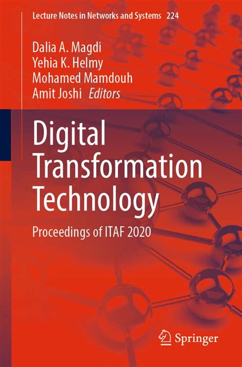 Lecture Notes In Networks And Systems Digital Transformation Technology Bol