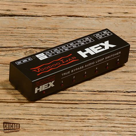 voodoo lab hex midi controlled audio loop switcher reverb españa