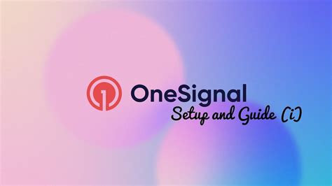 One Signal Account Create Setup For Sketchware Tutorial Part 1 Youtube